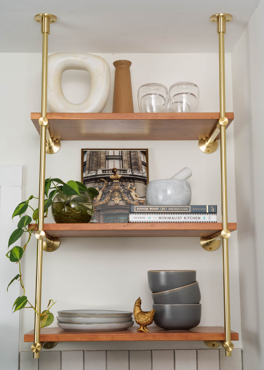 Shop Our Collections of Shelving & Hardware | Brass Hardware