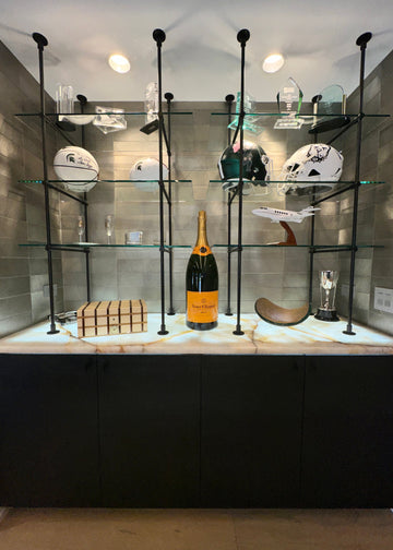 Shelving Inspiration - Modular Bistro Bar Shelving and Gallery Rails ...