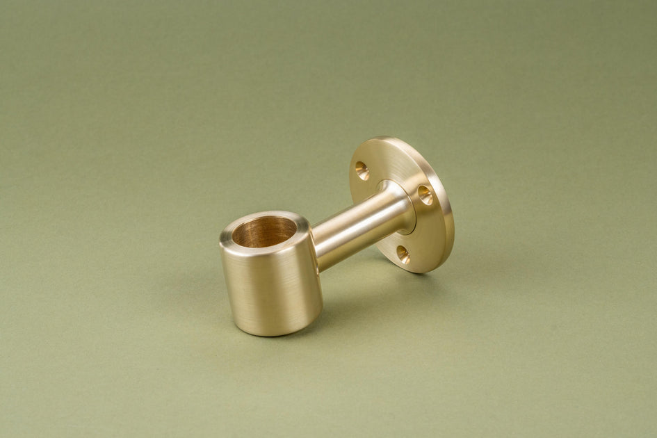 Brass Cantilever Shelving Components | The Cantilever - Brass Hardware