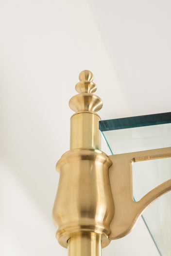 Brass Cantilever Shelving Components | The Cantilever - Brass Hardware