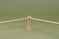 Tipping Rail Corner Post - Solid Brass | The Pawn Gallery Rail - Brass ...