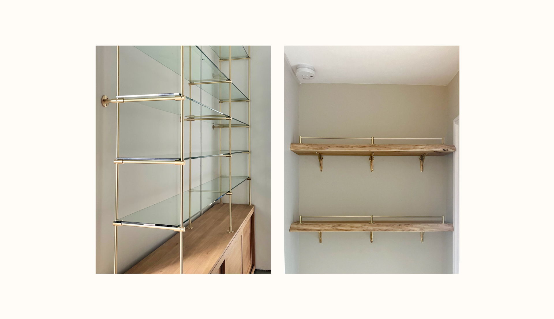 Shop Our Collections of Shelving & Hardware | Brass Hardware