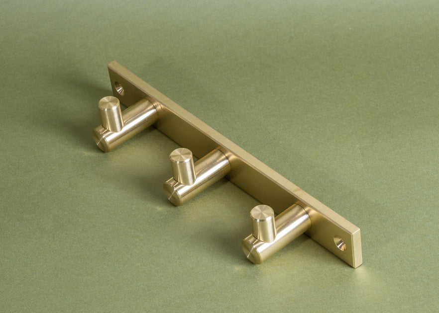 Solid Brass Wall Hooks & Mounted Hardware | Brass Hardware