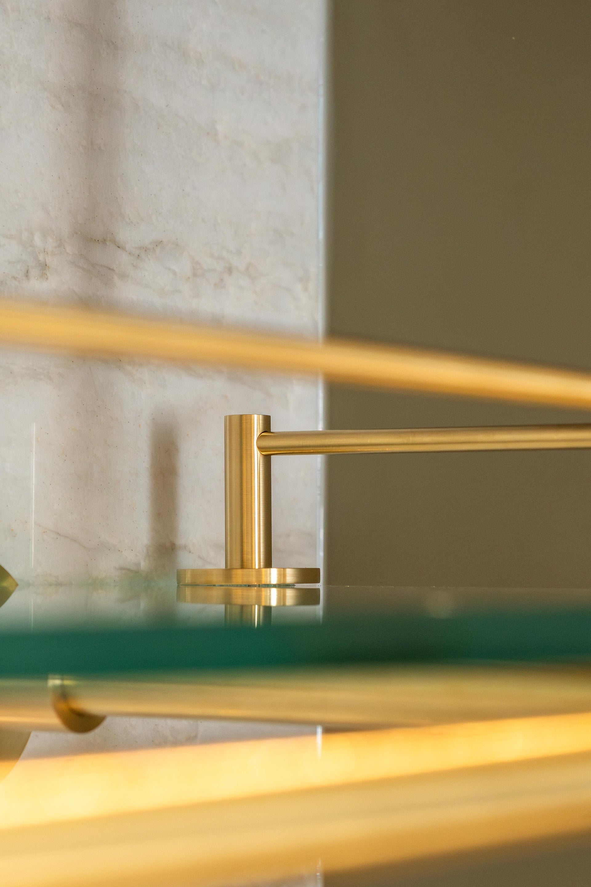 Customizable Gallery Rail | Tipping Rails - Brass Hardware