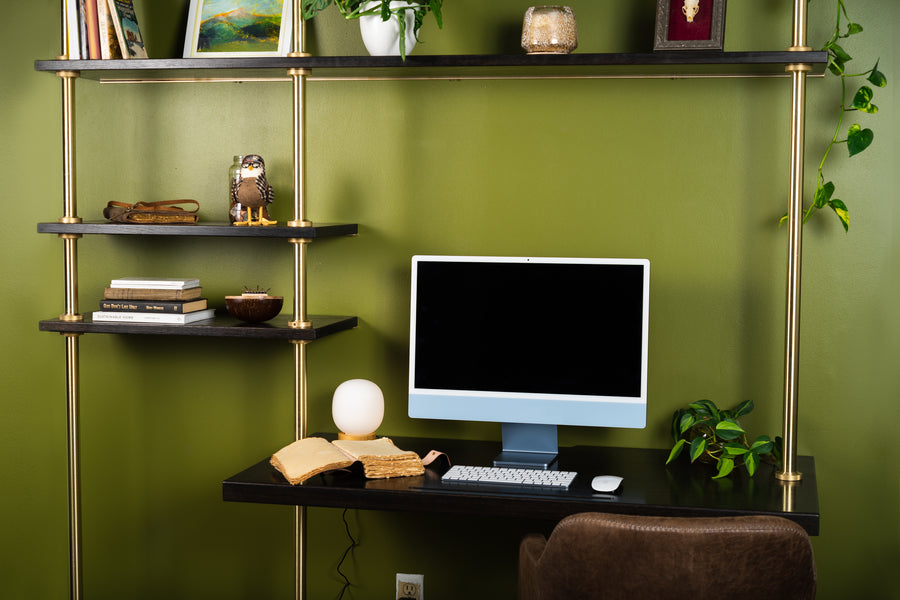 À La Carte | Tuscan Desk & Shelf Fittings – Brass Hardware