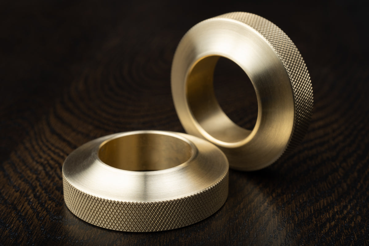 The Tuscan | Lock Collar for 1 1/4" Tube – Brass Hardware