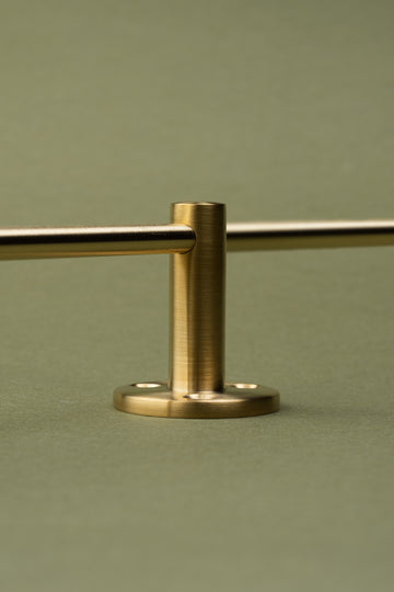Customizable Gallery Rail | Tipping Rails - Brass Hardware